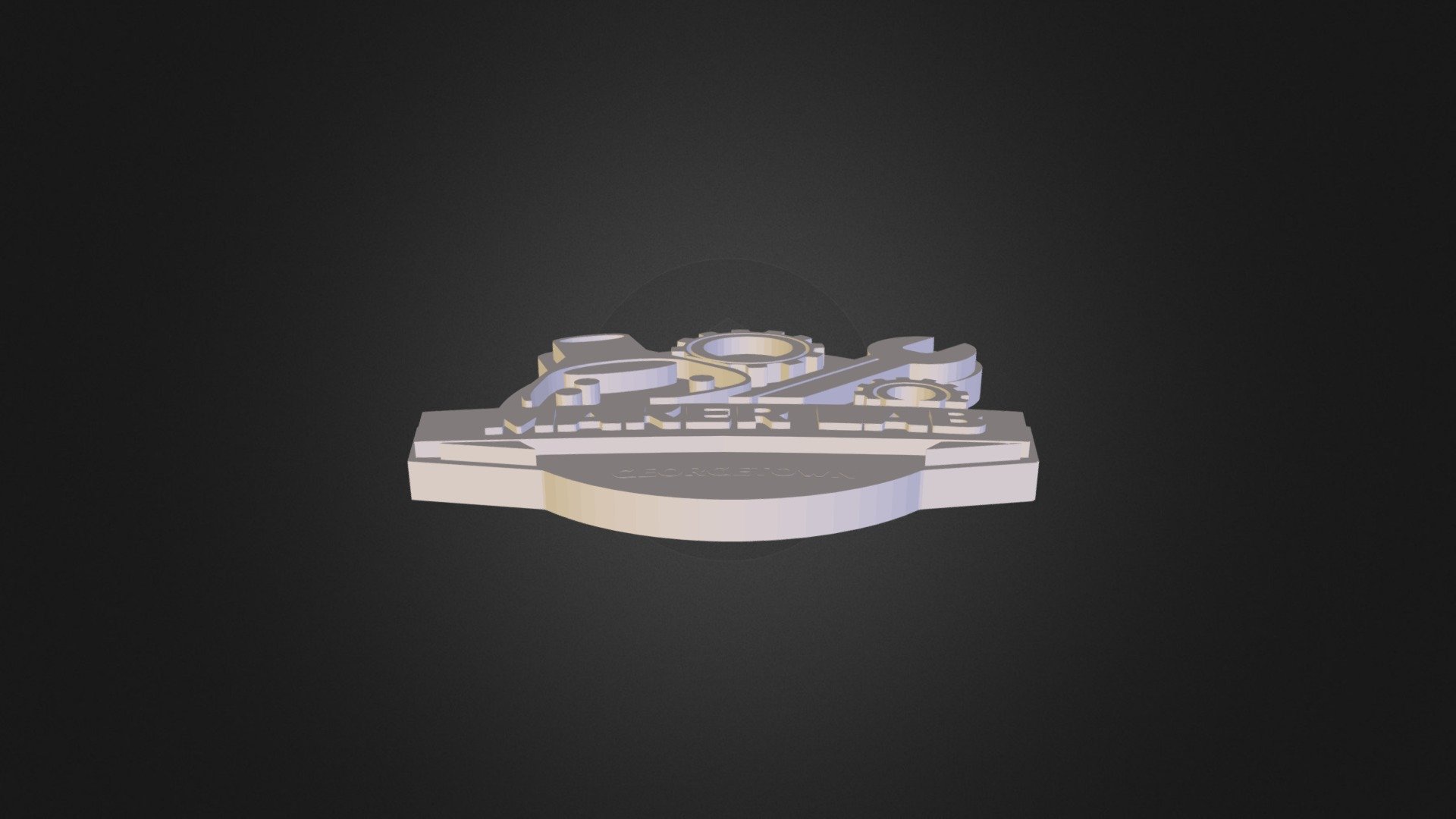 Maker Lab Badge - 3D model by 3dindustries [c6e84b5] - Sketchfab