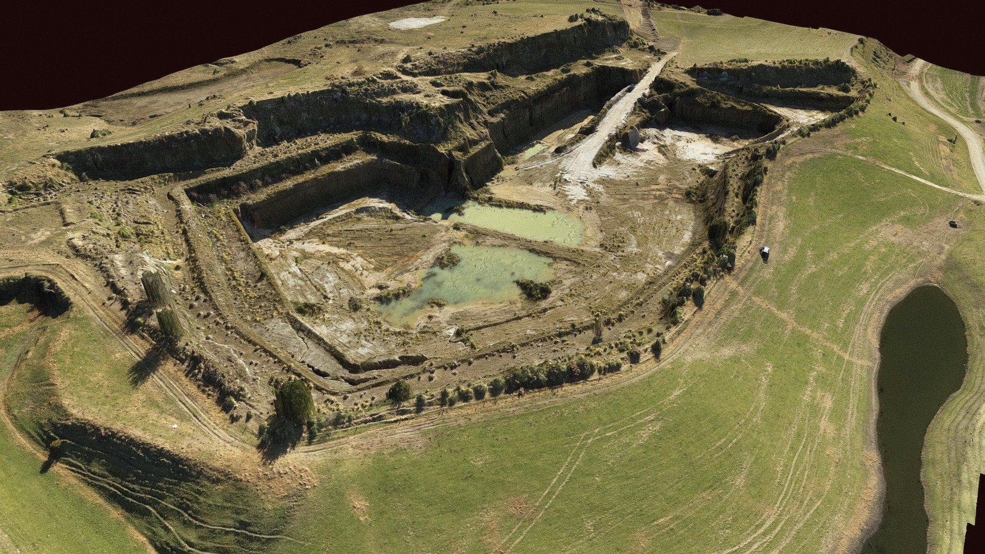Camerons Quarry - Ignimbrite Pit - 3D model by Digisky Ltd (@digipix ...