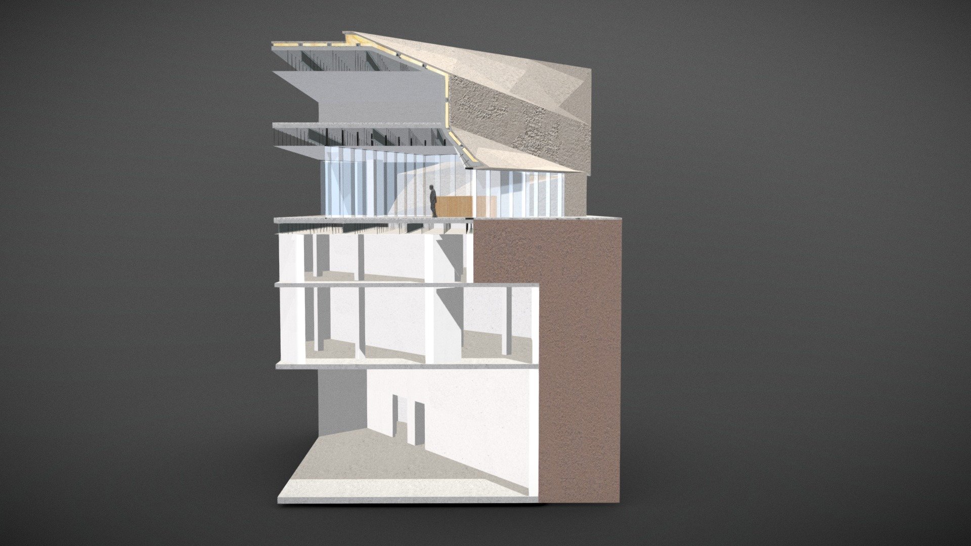 Herta and Paul Amir Building 3D model Regina Ss - Download Free 3D ...
