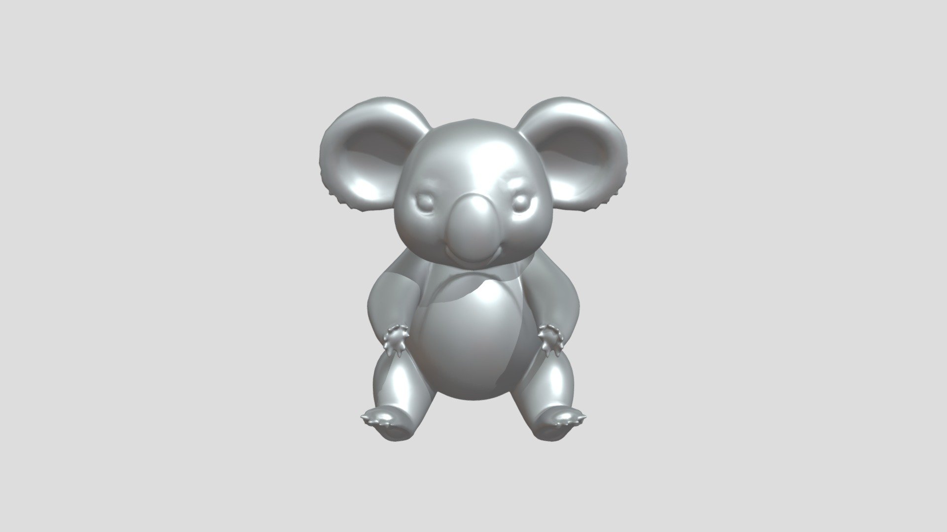 cute toy koala - 3D model by nrico [c6ecf2f] - Sketchfab