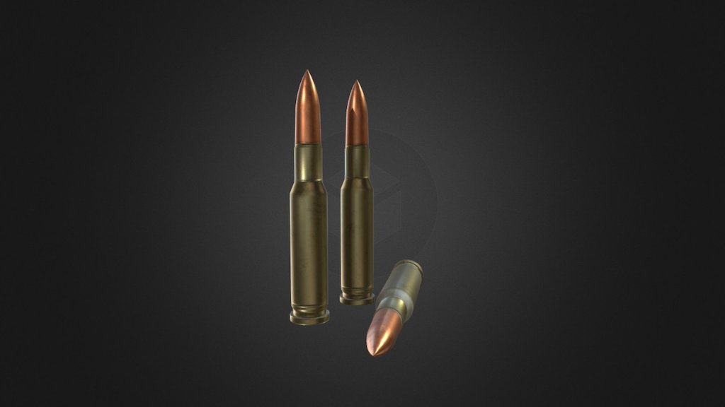 Bullet-set - 3D model by sriramkandregula [c6ed21d] - Sketchfab
