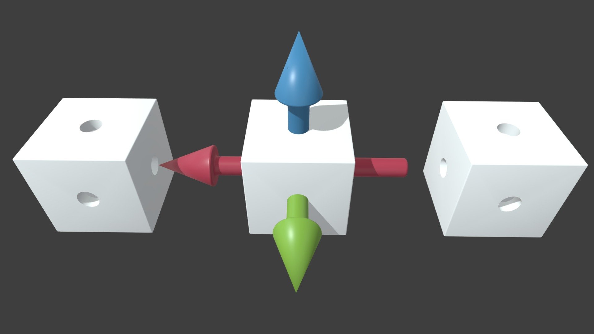 Default Cube with X Y Z Axes - Buy Royalty Free 3D model by Render at ...