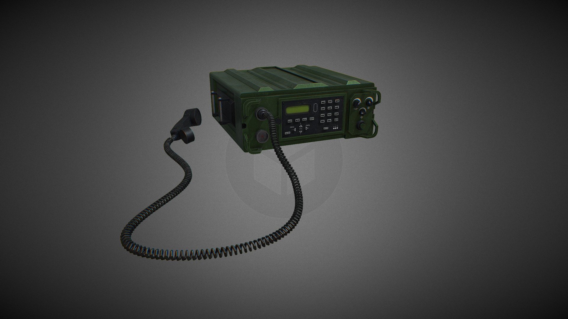 Military radio - 3D model by zombitt [c6ee644] - Sketchfab