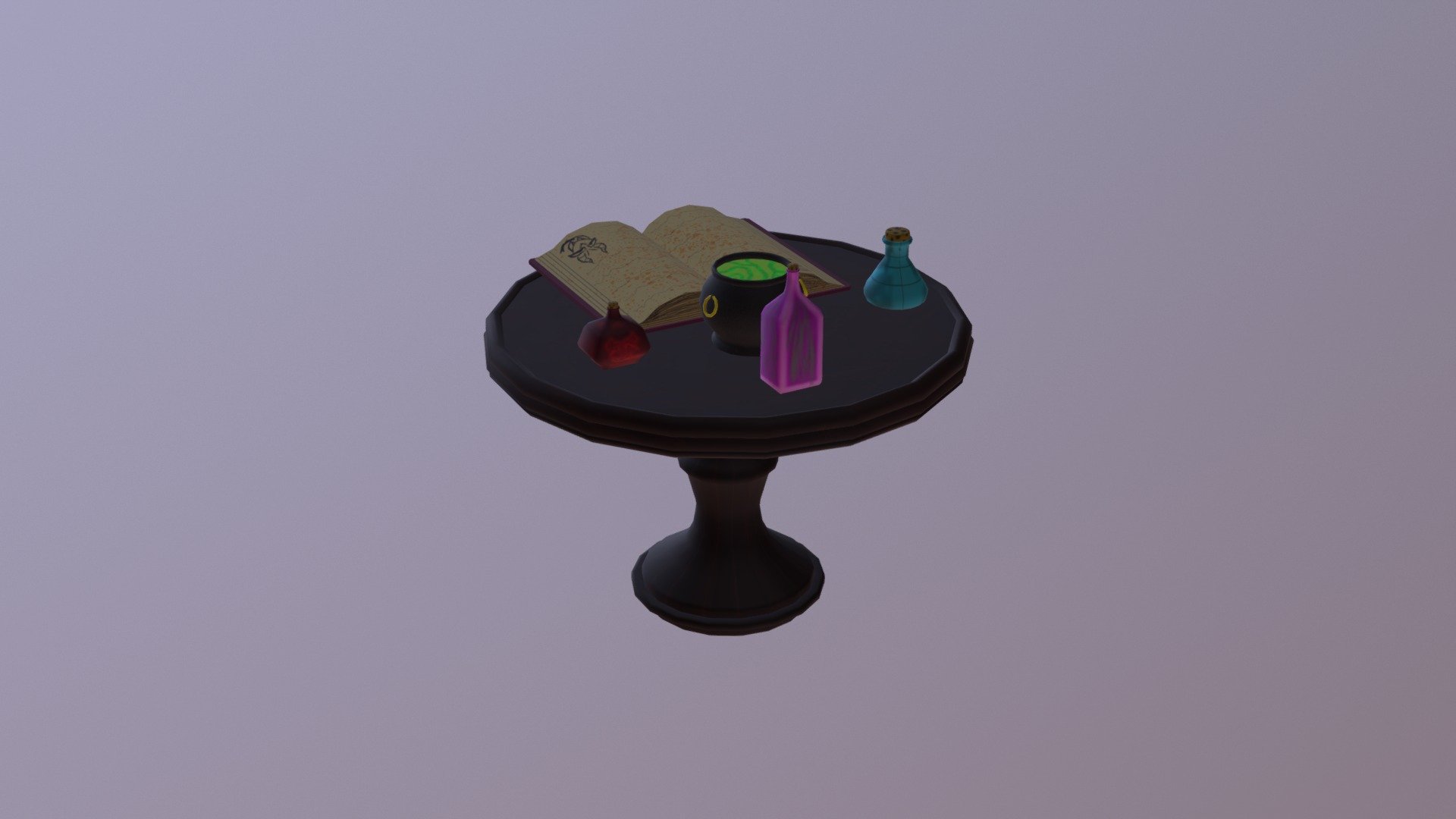 Alchemy Table - 3D model by Jacob Sidilau (@jsidilau) [c6ef78f] - Sketchfab