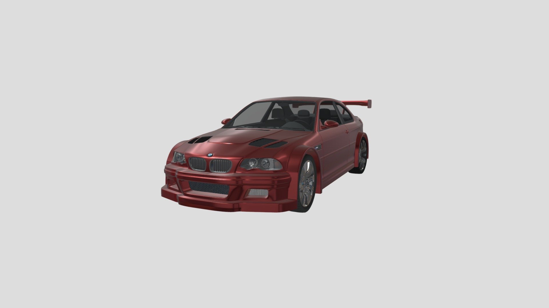BMW M3 GTR E46 - 3D model by The Architect (@T.architect) [c6f06b9 ...