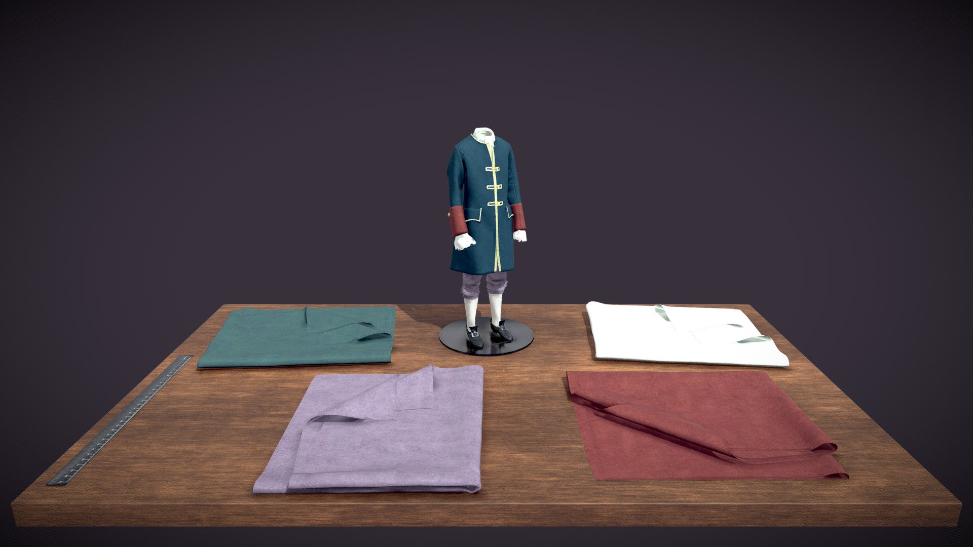 Textiles: Man's costume #3 - Download Free 3D model by Aleksei Moskvin ...