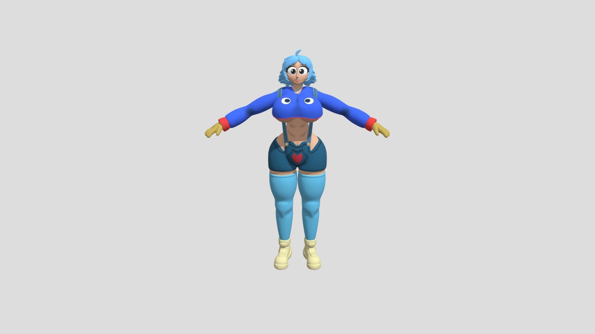 Huggy waggy anime - 3D model by NightBotGrey [c6f178a] - Sketchfab
