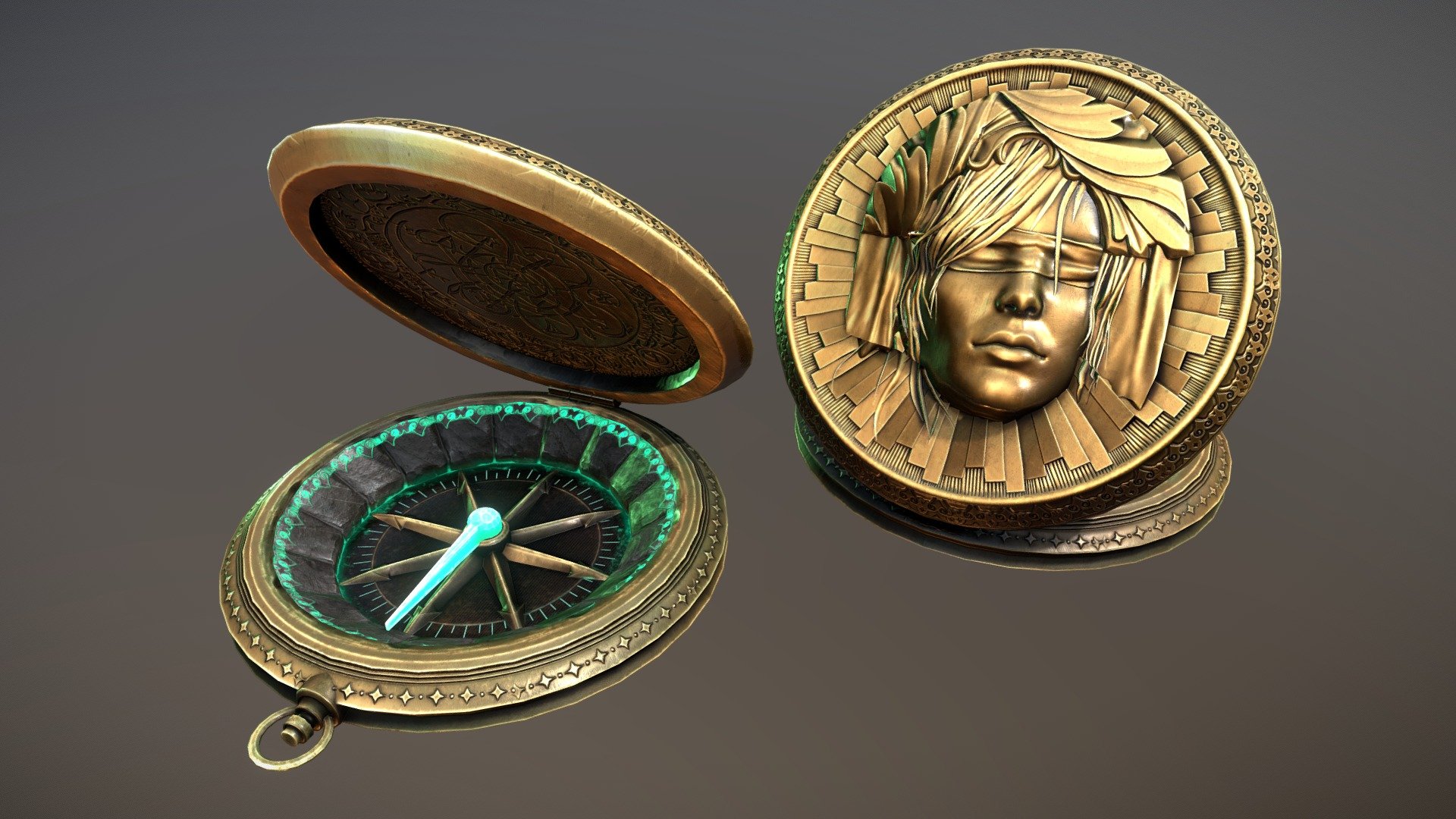 Mystic Compass || Hunt Together || - 3D model by MightyPinecone (@Mighty.Pinecone) [c6f241a ...