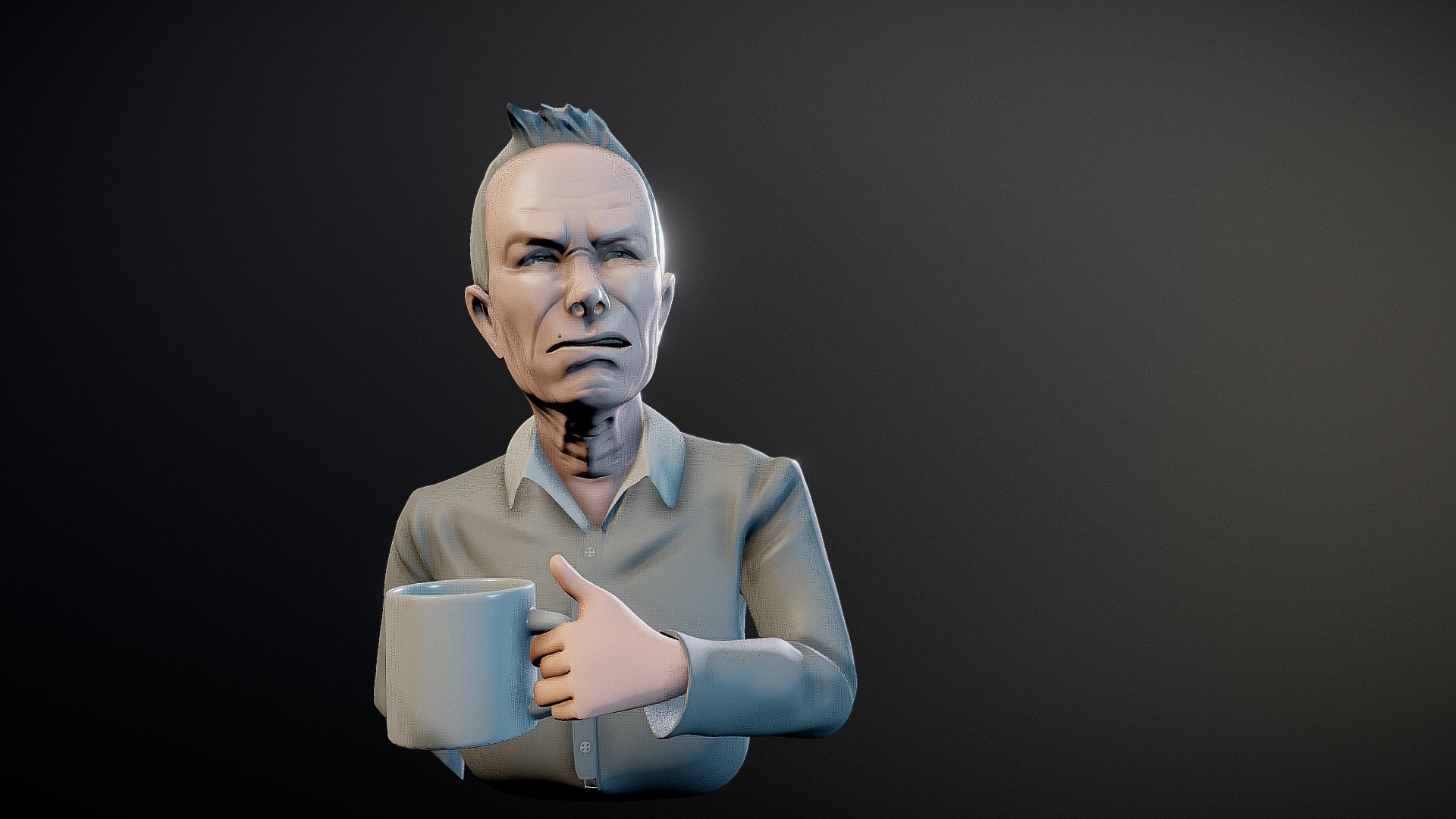 Sculpt Jan 10- Disgust - 3D model by Babou (@jukkathewalrus) [c6f3631 ...