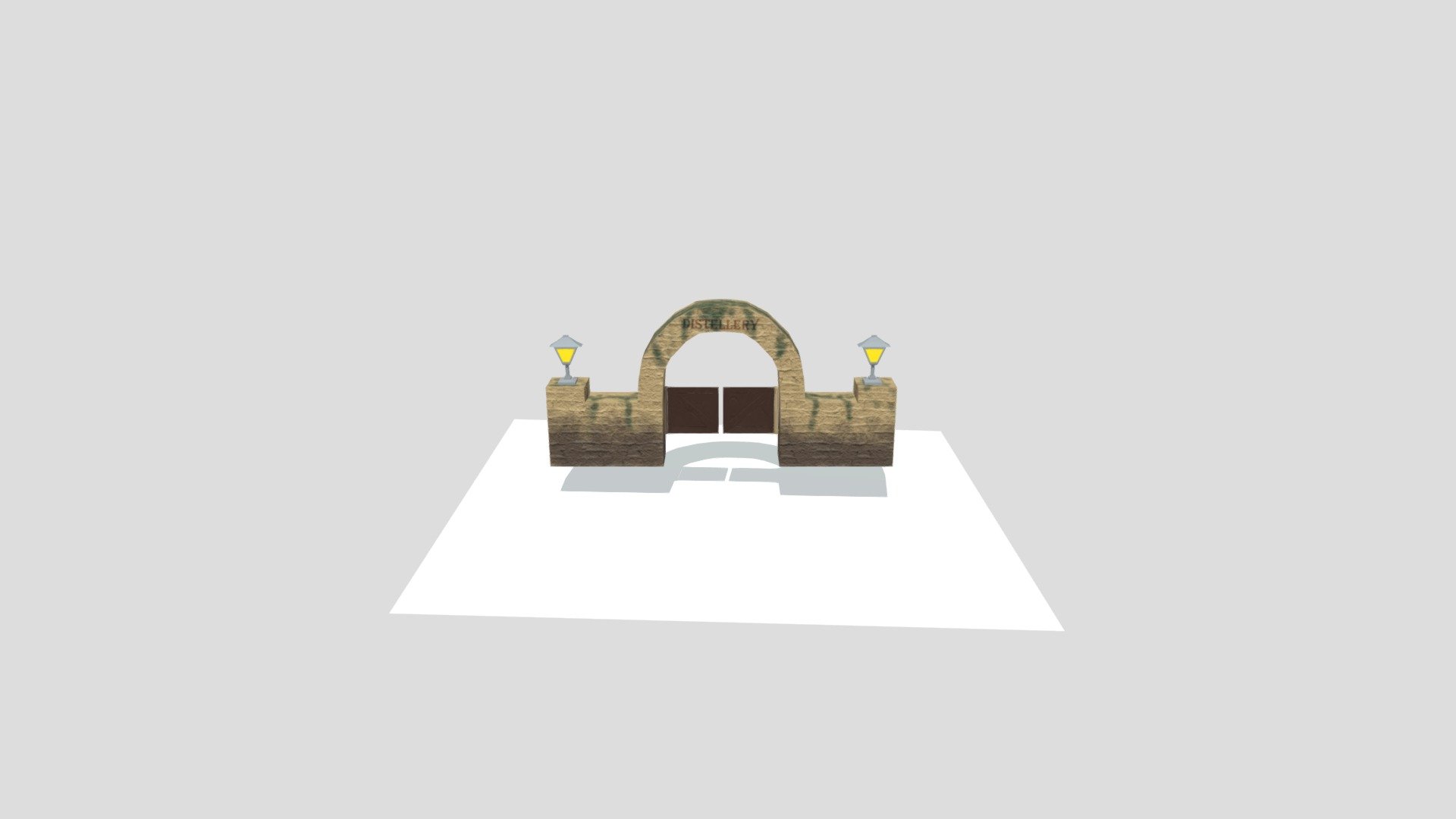 Final Gate Model (Assigment 1) - 3D model by cpj2023 [c6f6a37] - Sketchfab
