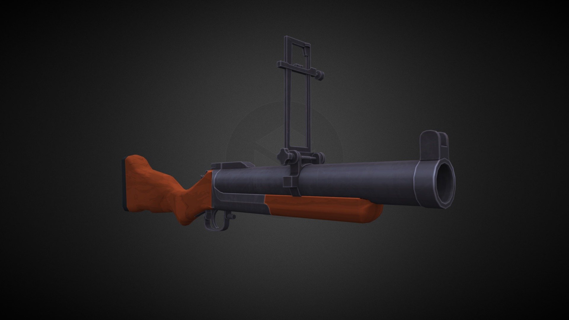 Low-Poly Granade Launcher M79 - 3D model by artliho (@artlihomail ...