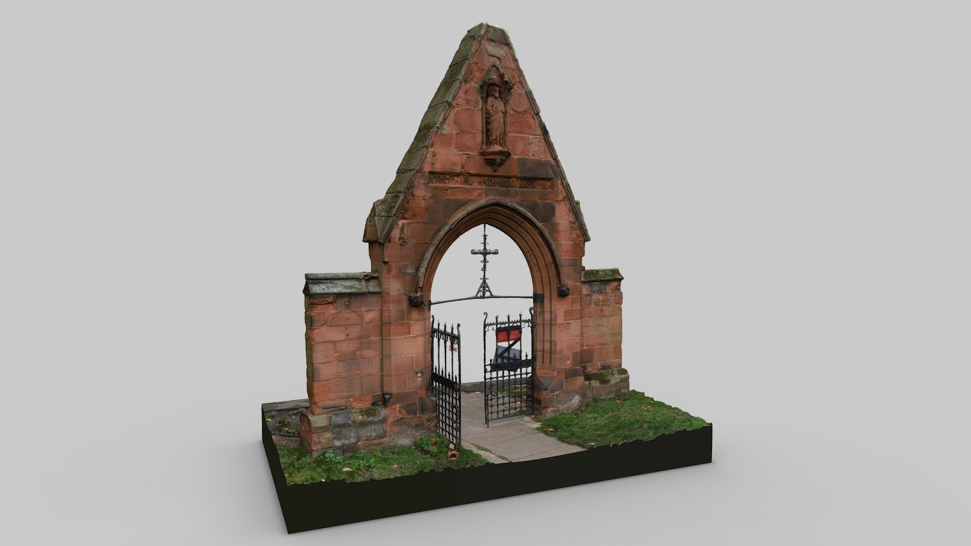 Holy Trinity Brompton Churchyard Gate - Download Free 3D model by ...