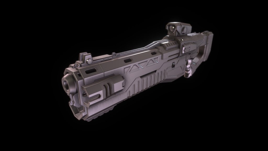 Depleted Uranium Rifle HD - 3D model by Glumais [c6f86d0] - Sketchfab