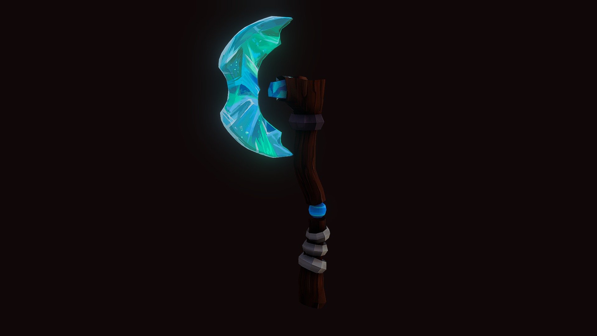 Magical axe - Download Free 3D model by Nekichii [c6f8b54] - Sketchfab