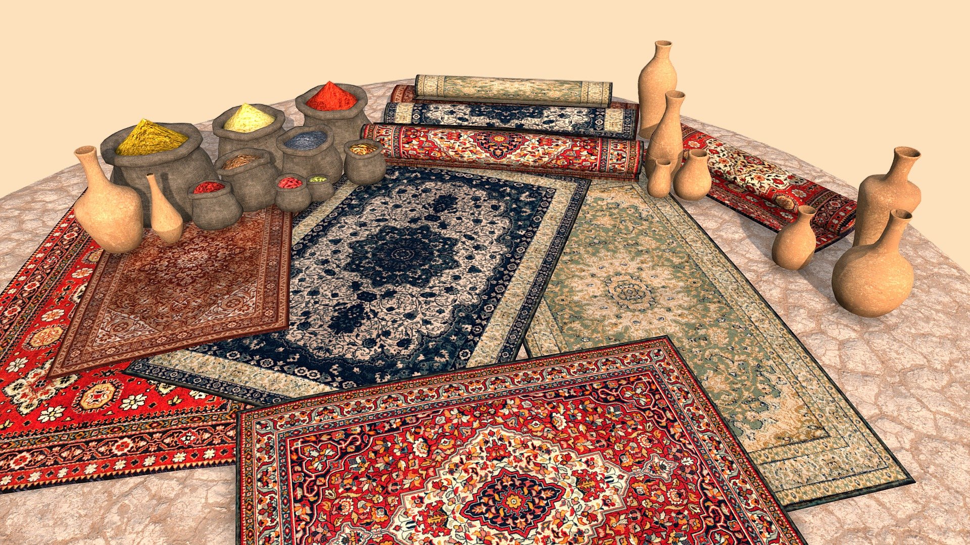 Bazaar Props - 3D model by Cleo Renshaw (@cleorenshaw) [c6f9ba5 ...