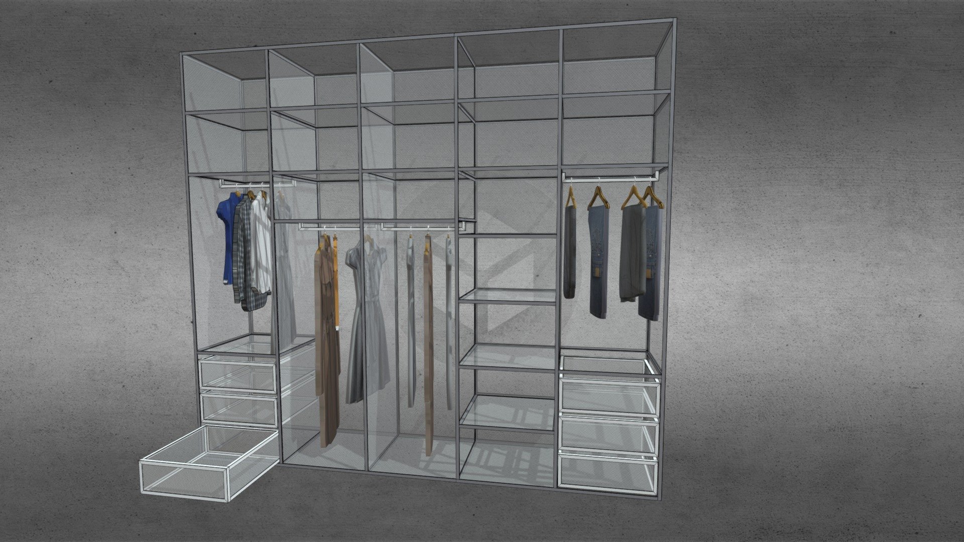 Dressing matrimonial - Download Free 3D model by Naidar - InoxArt ...