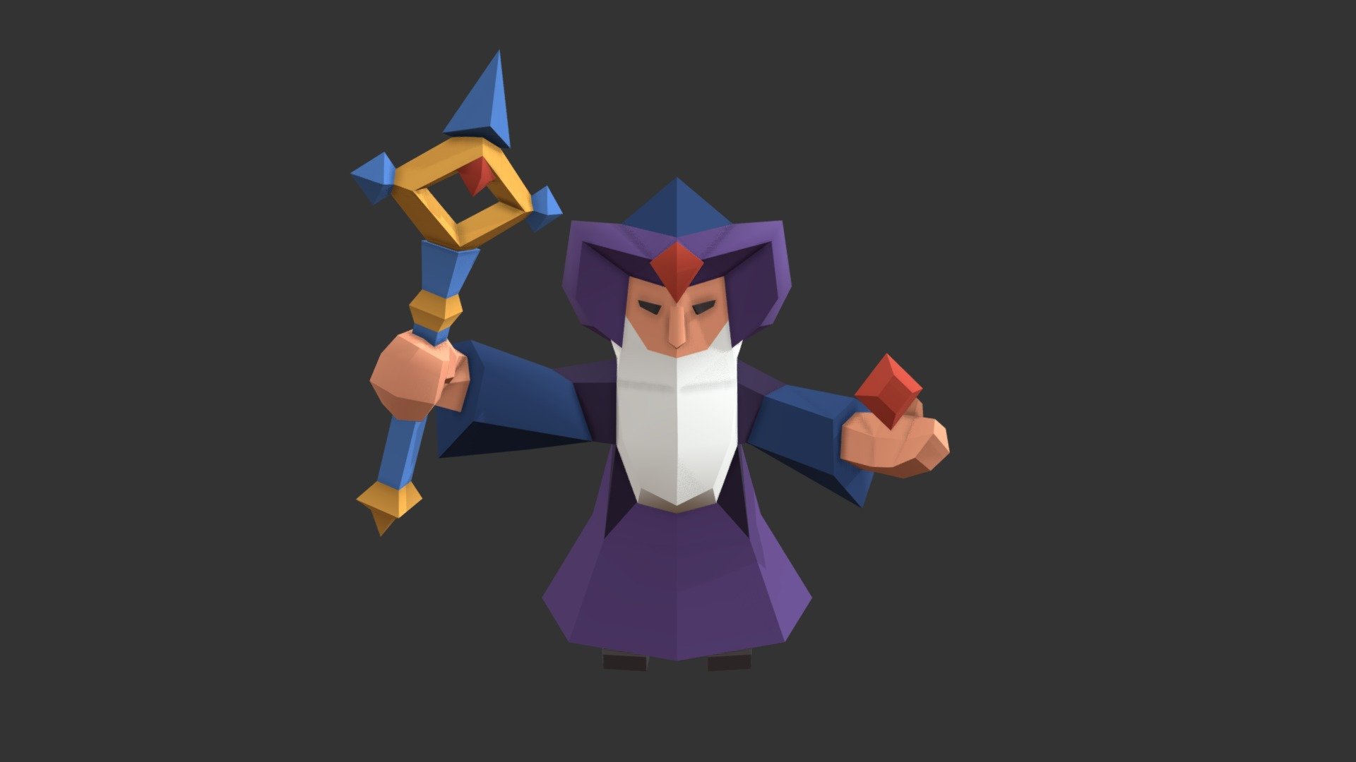 Wizard01 - Download Free 3D model by Alok (@alok.aks50) [c6fe185 ...