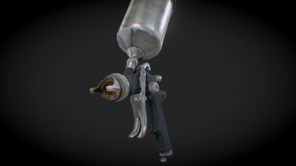 paintGun_v1_01 - 3D model by yedp [c6ff422] - Sketchfab