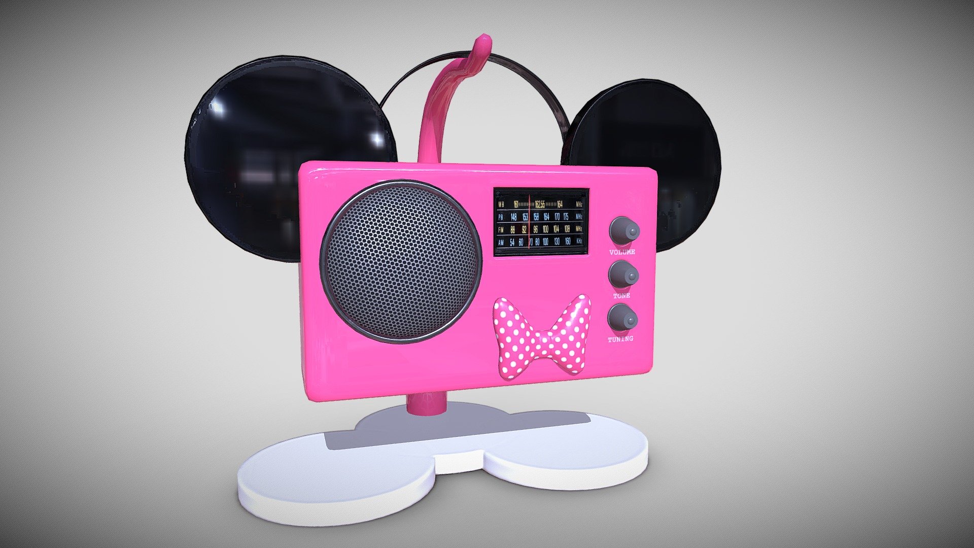 Radio Mickey Mouse - Download Free 3D model by vodichka44 [c700e69 ...