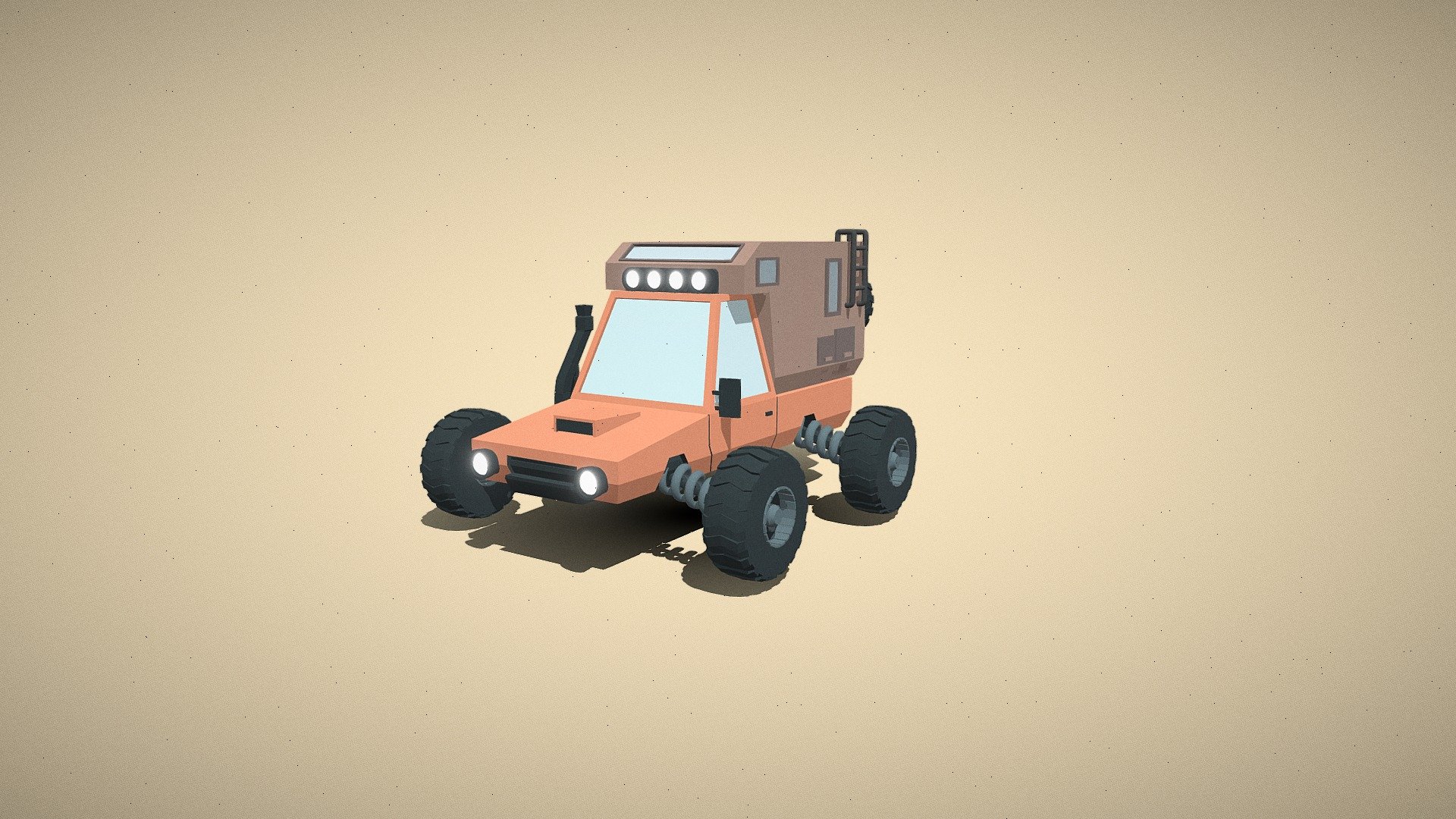Low Poly Truck ( "DRIFTER" ) - 3D model by kaif shoukat (@kaifedinho ...