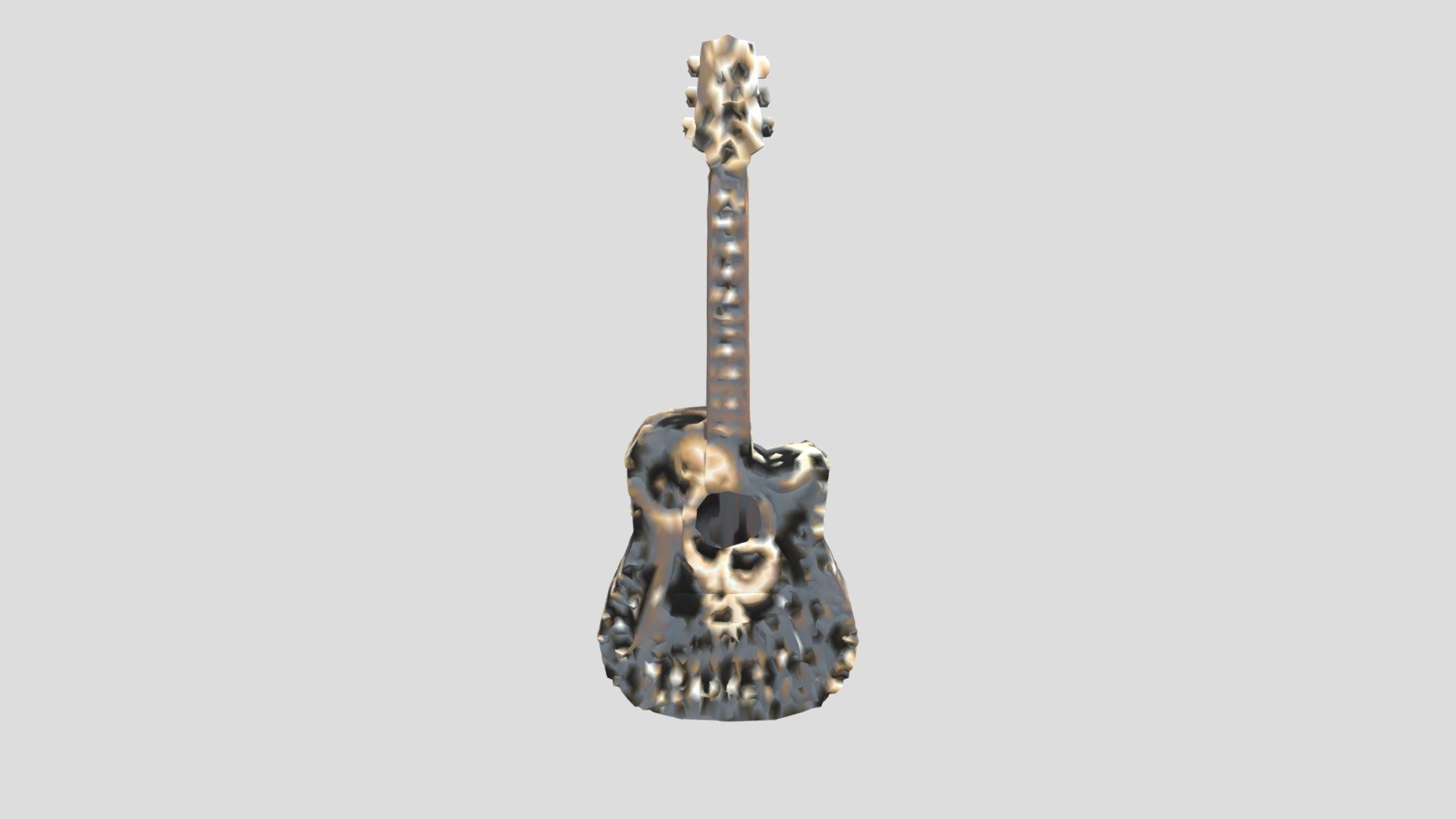 Scary acoustic guitar - Download Free 3D model by genielabs [c7022e2 ...
