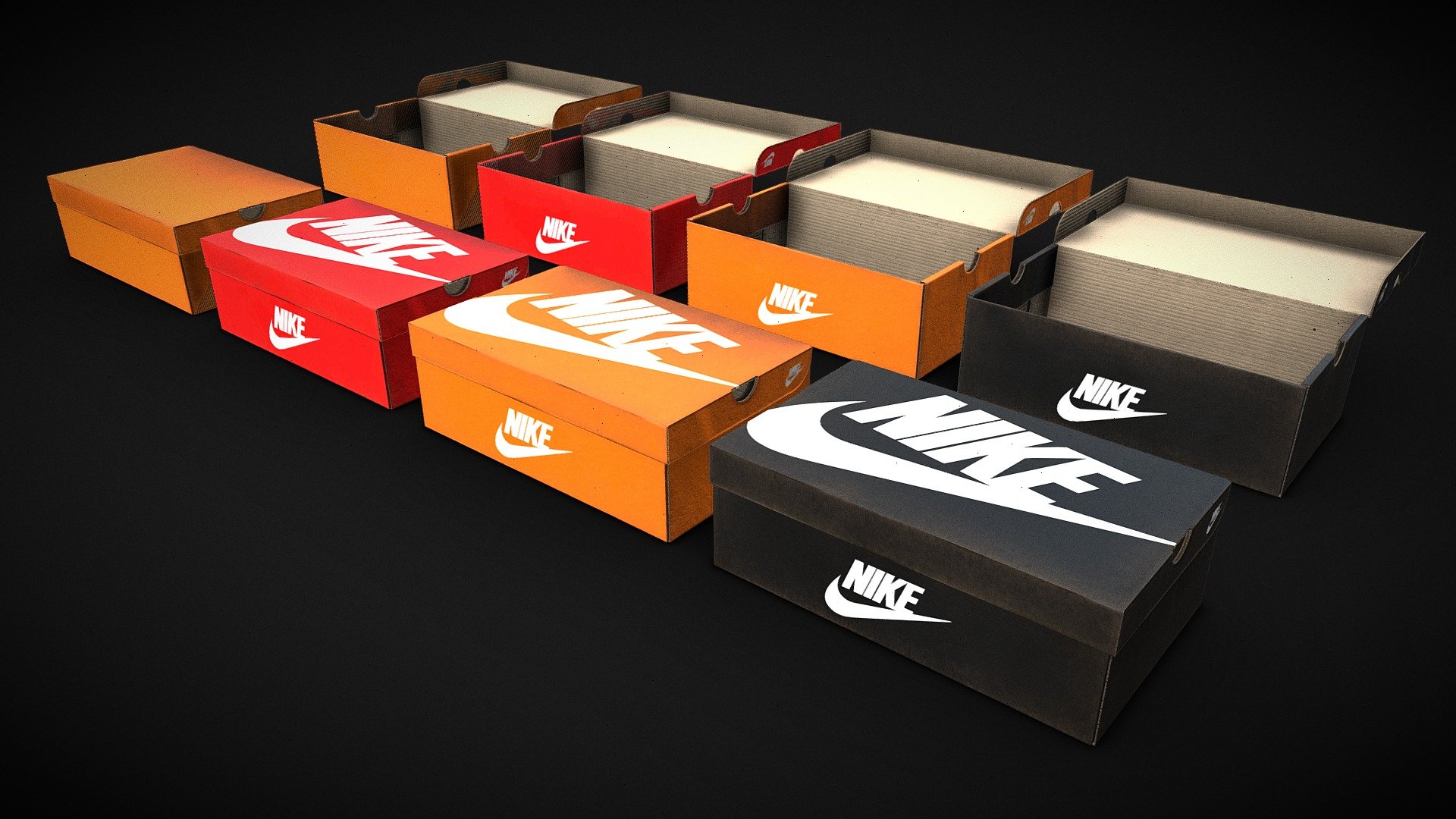 Shoeboxes PBR Game Ready - Buy Royalty Free 3D model by aut2 [c70317b ...