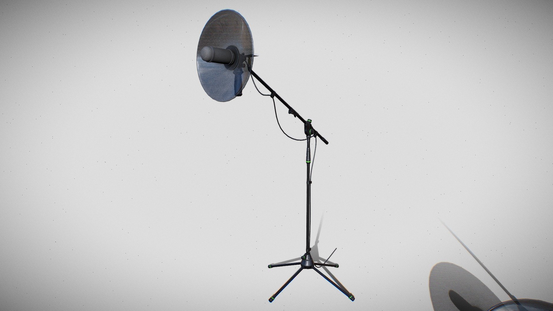 Parabolic Microphone + Stand - Buy Royalty Free 3D model by Jakub ...