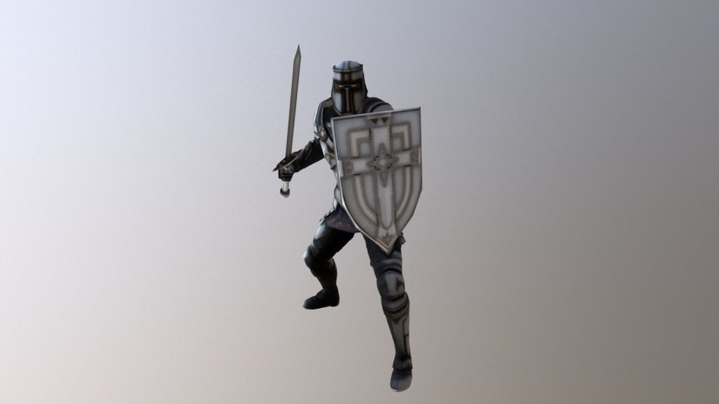 Paladin (Sword And Shield Slash) - 3D model by joritz27 [c70588a ...