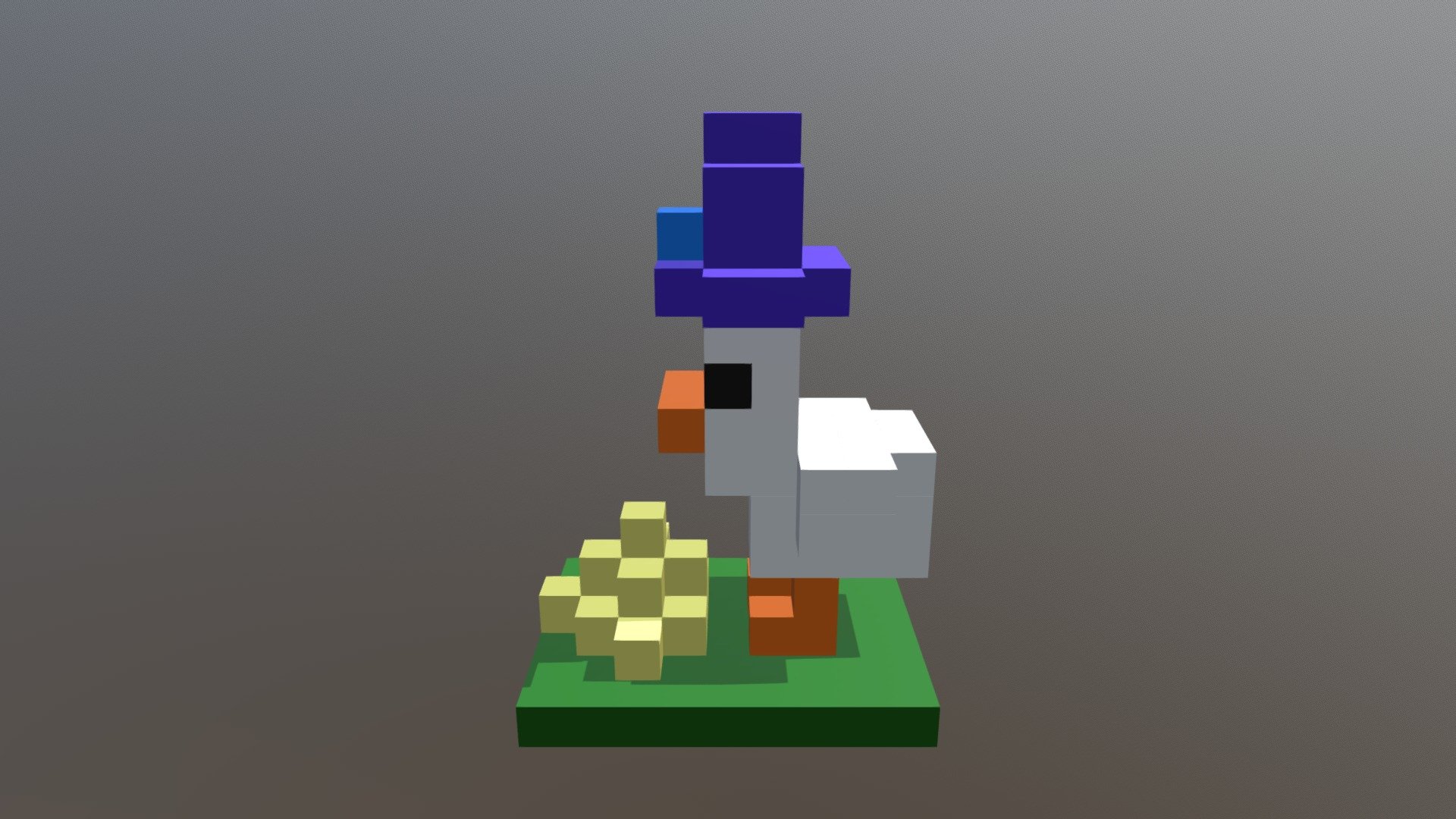 Minecraft chicken scarlett - 3D model by ILSG3D [c7070e4] - Sketchfab