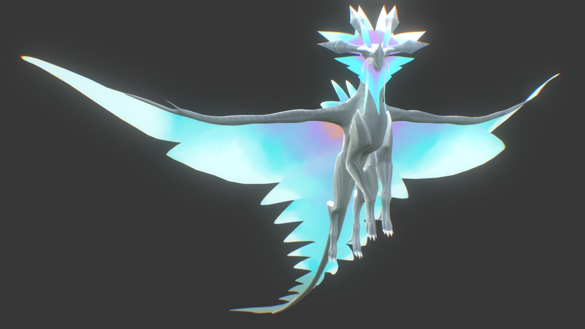 Aurene - Unused Concept - Flying - 3D model by beanoptodon [c707747 ...