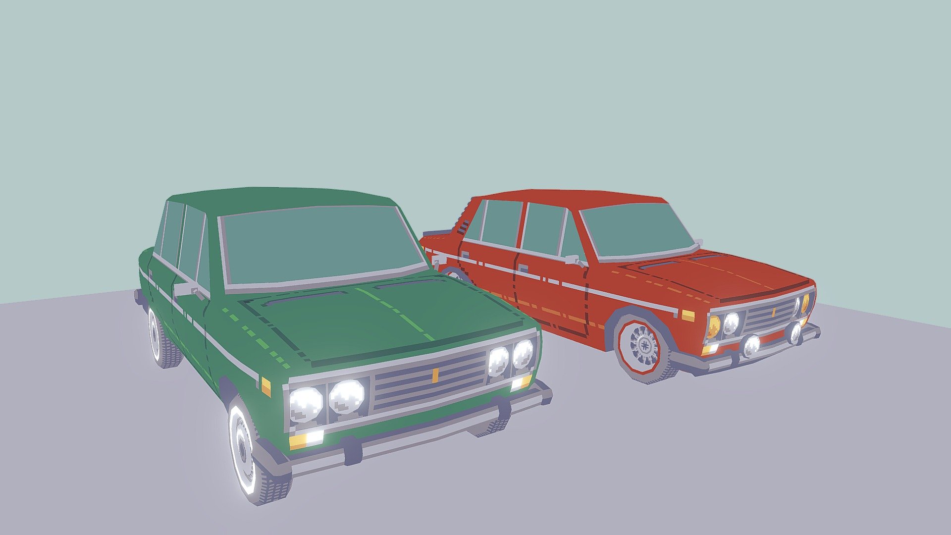 Lada 2106 (Stock and Tuning versions) - 3D model by BetelgeuseMan ...