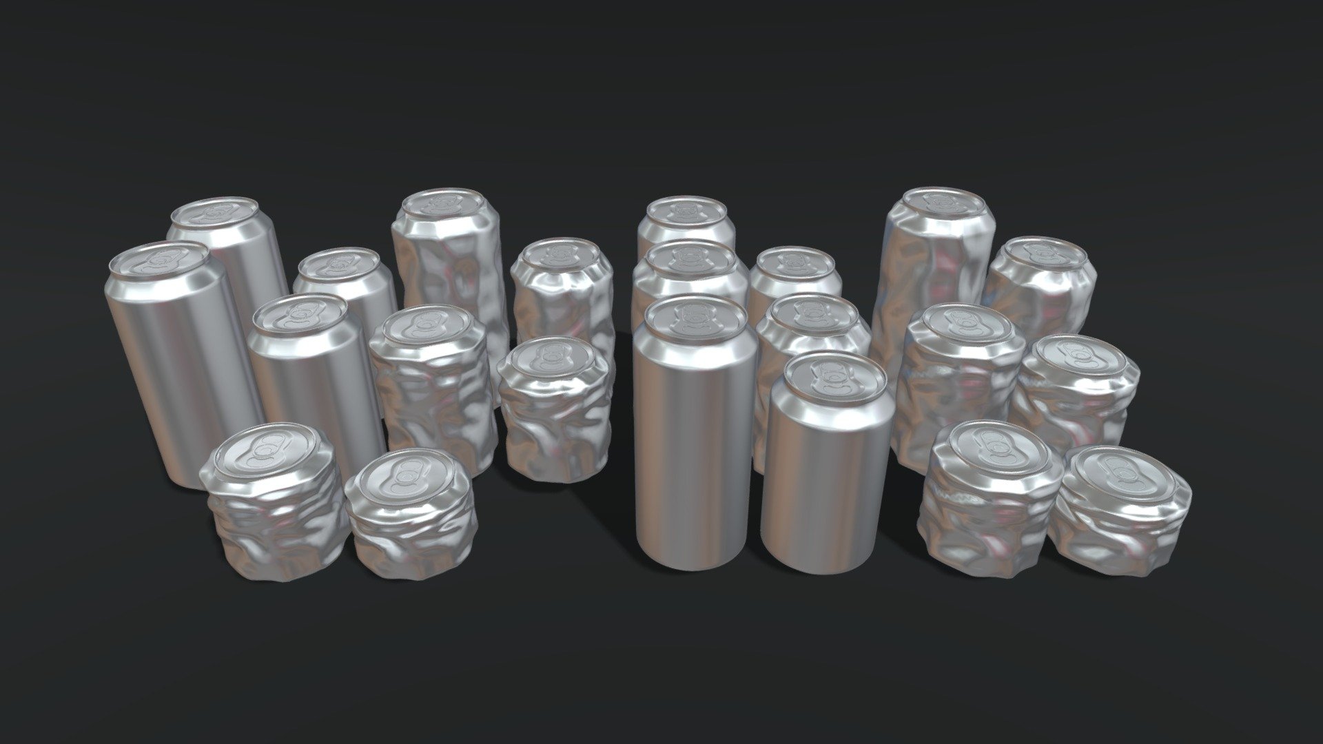 Soda Cans 3D pack - Download Free 3D model by Subdivision Productions ...