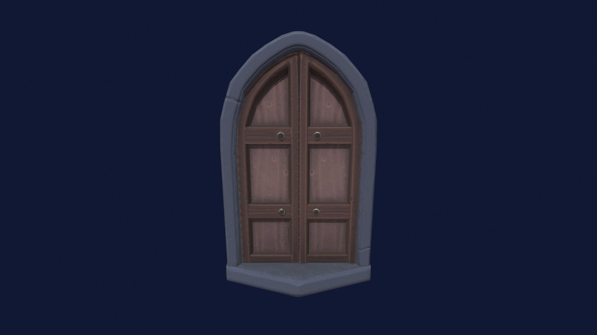 Low Poly Stylized Door - Download Free 3D model by Dablue [c709acb ...