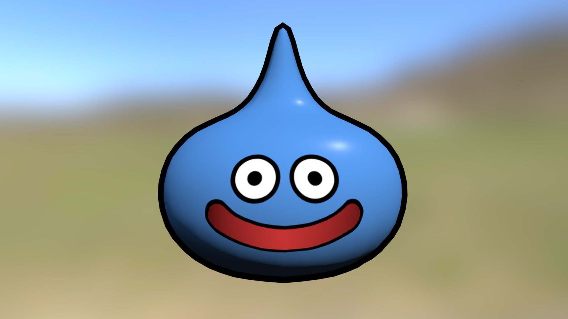 Dragon Quest Slime - Download Free 3D model by mescri [c70b15f] - Sketchfab