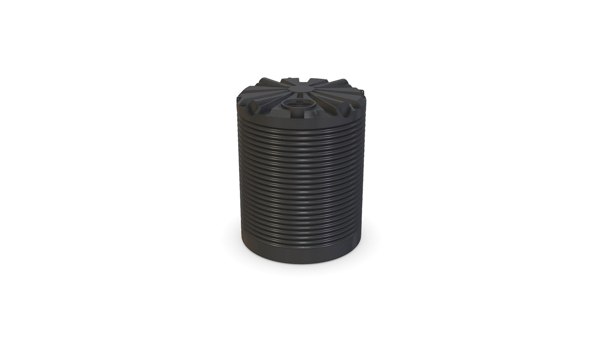 Round Rainwater Tank 5,000 Ribbed - 3D model by Duratanks [c70c2a8 ...