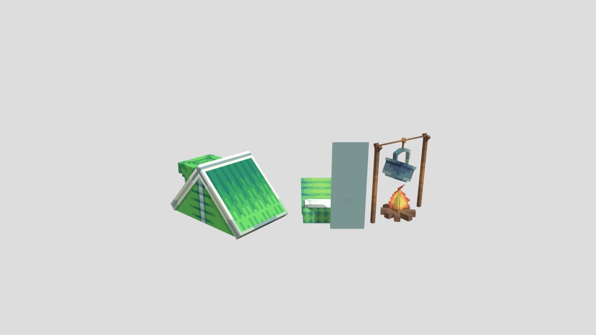 Camping Pack - 3D model by GoodConcept (@molestia1811) [c70cf80 ...