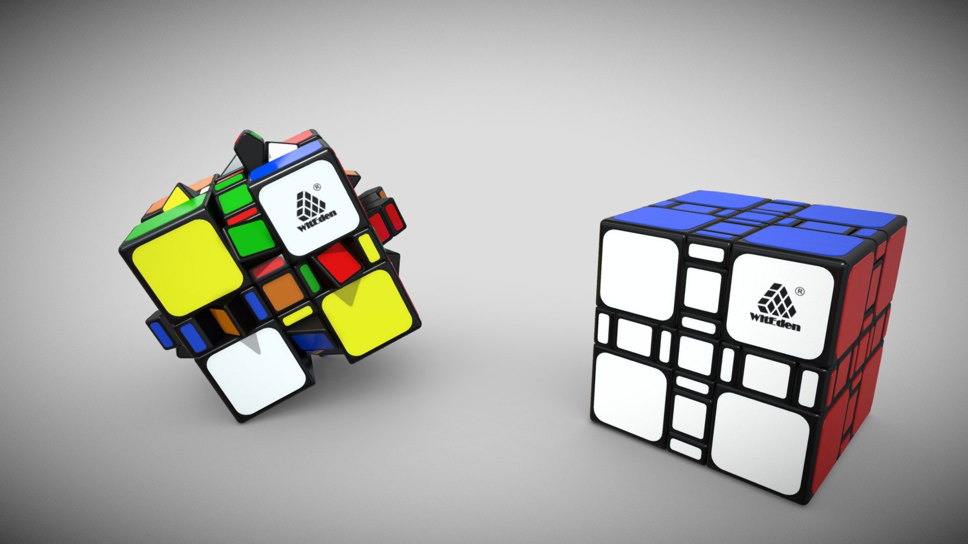 WitEden 30 Degrees Mixup Cube - 3D model by SonnyG1 [c70e08c] - Sketchfab
