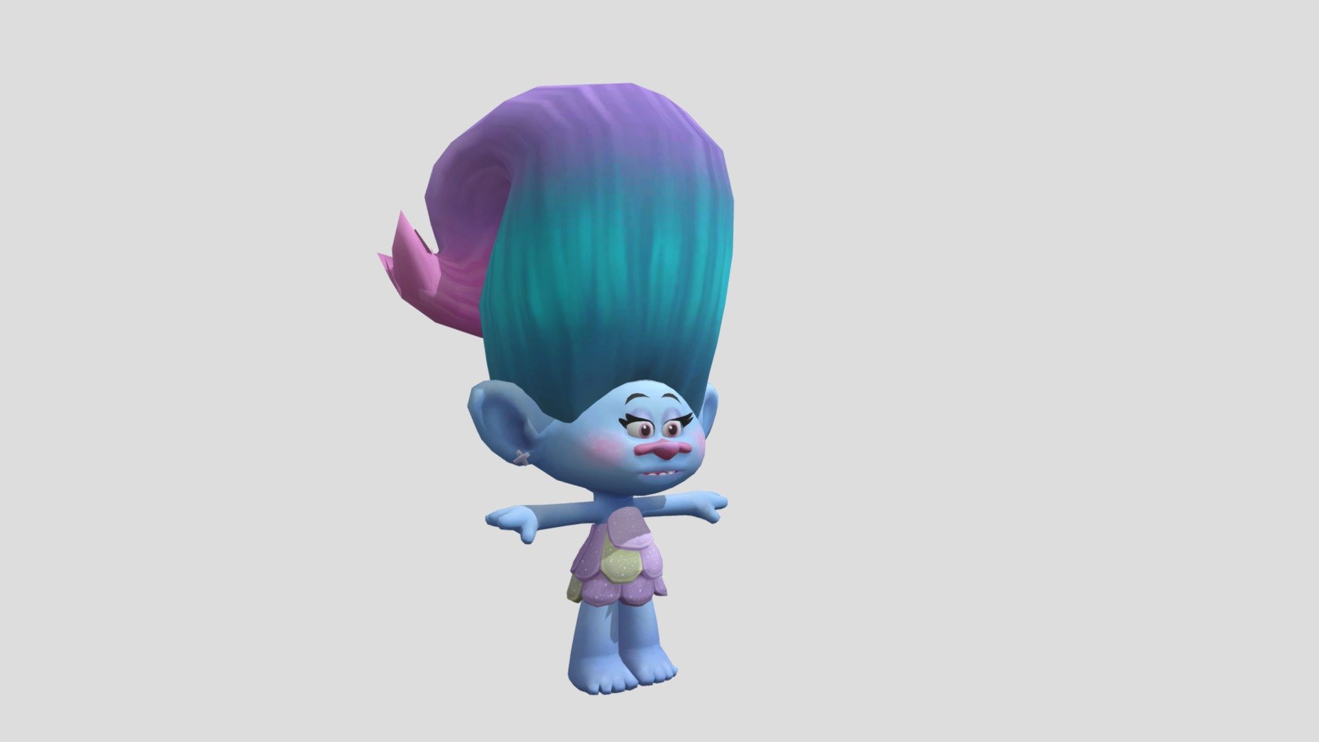Chenille (Trolls Pop) - Download Free 3D model by Samgy [c70e3ef] - Sketchfab