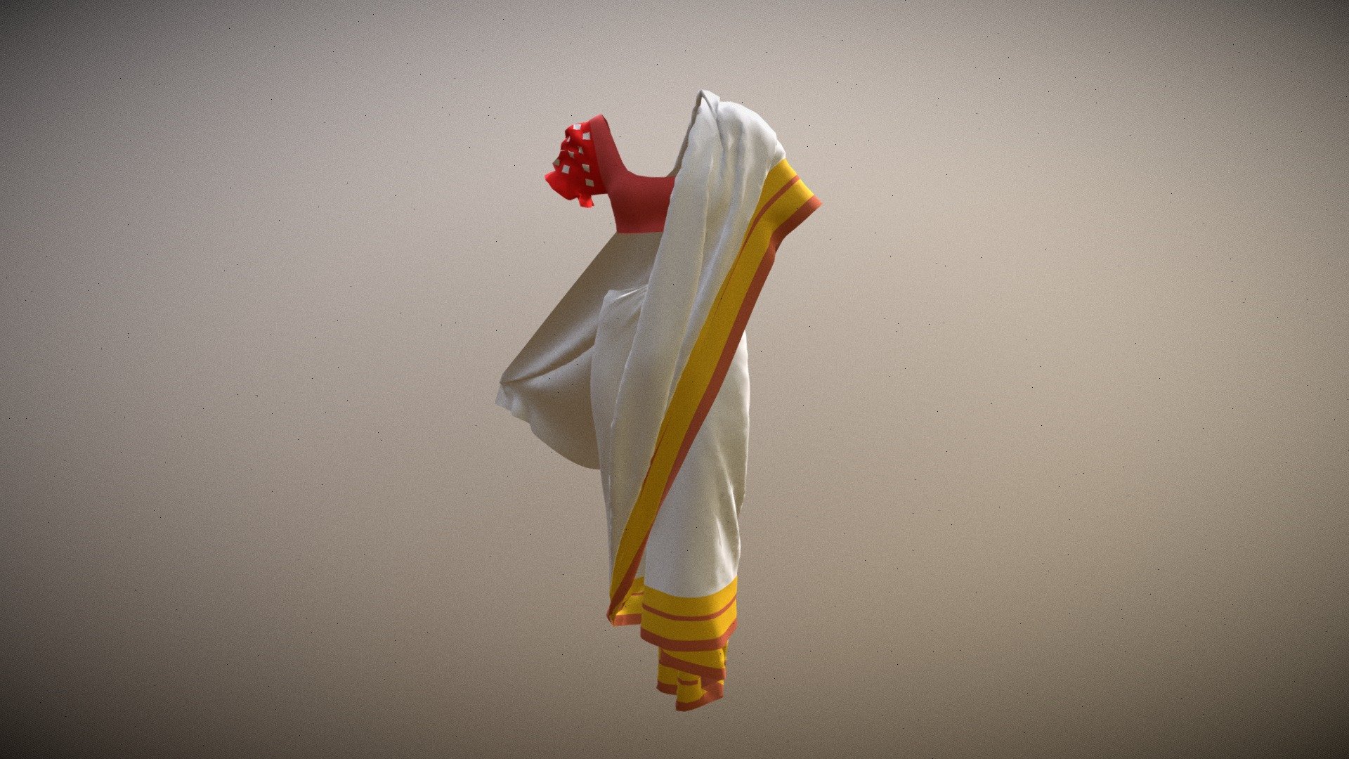 Traditional Saree - Download Free 3D model by Mobin Mithun (@MobinMithun) [c70eeea] - Sketchfab