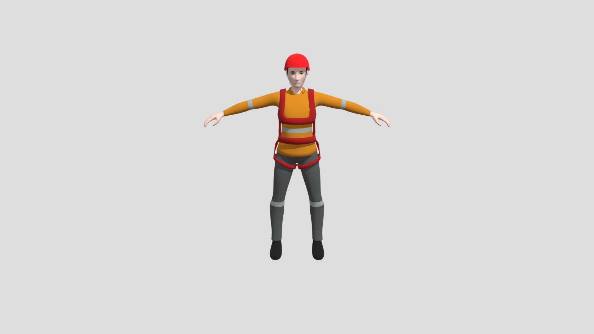 Male Man Worker Character A - 3D model by CevoCreative [c7101e1 ...