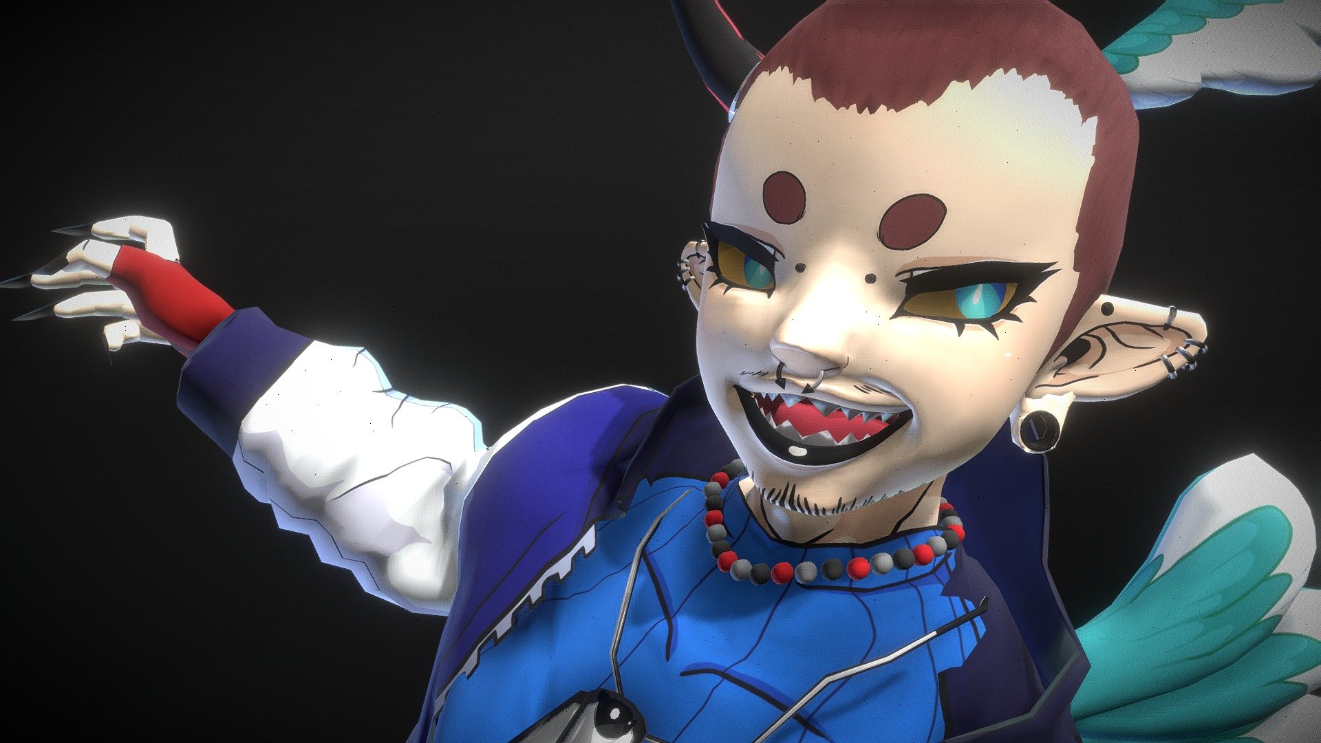 Azazel V4 - VRChat Avatar - 3D model by S0ULESSB0NES [c7151f7] - Sketchfab