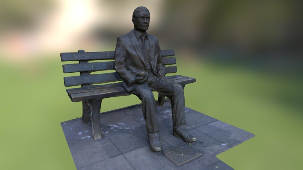 Alan Turing Sculpture - Download Free 3D model by 3D-Mand [c715ab8 ...