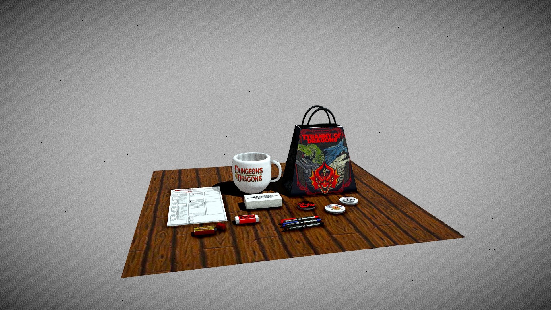 merch D&D - Download Free 3D model by Luis_Angel_Garcia [c716950 ...