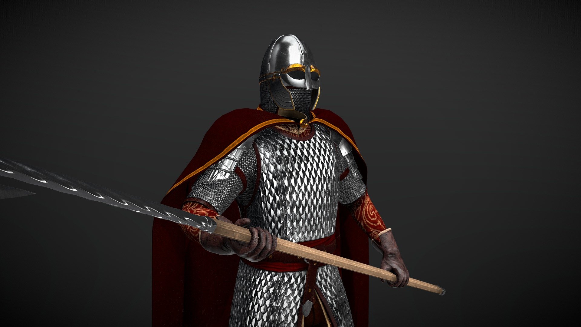 Ducal keep guard's equipment - 3D model by Weren [c716aa0] - Sketchfab