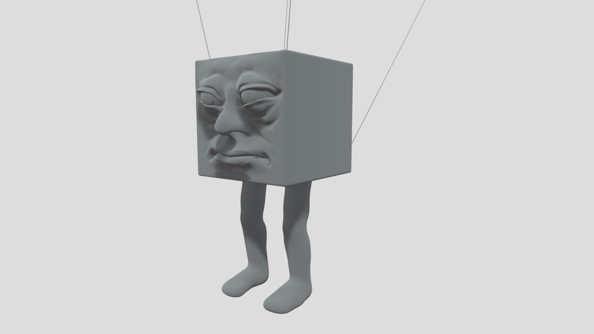 Cube Dude- Blender - 3D model by LAUSD-JonathanWebb (@jonathan.webb ...