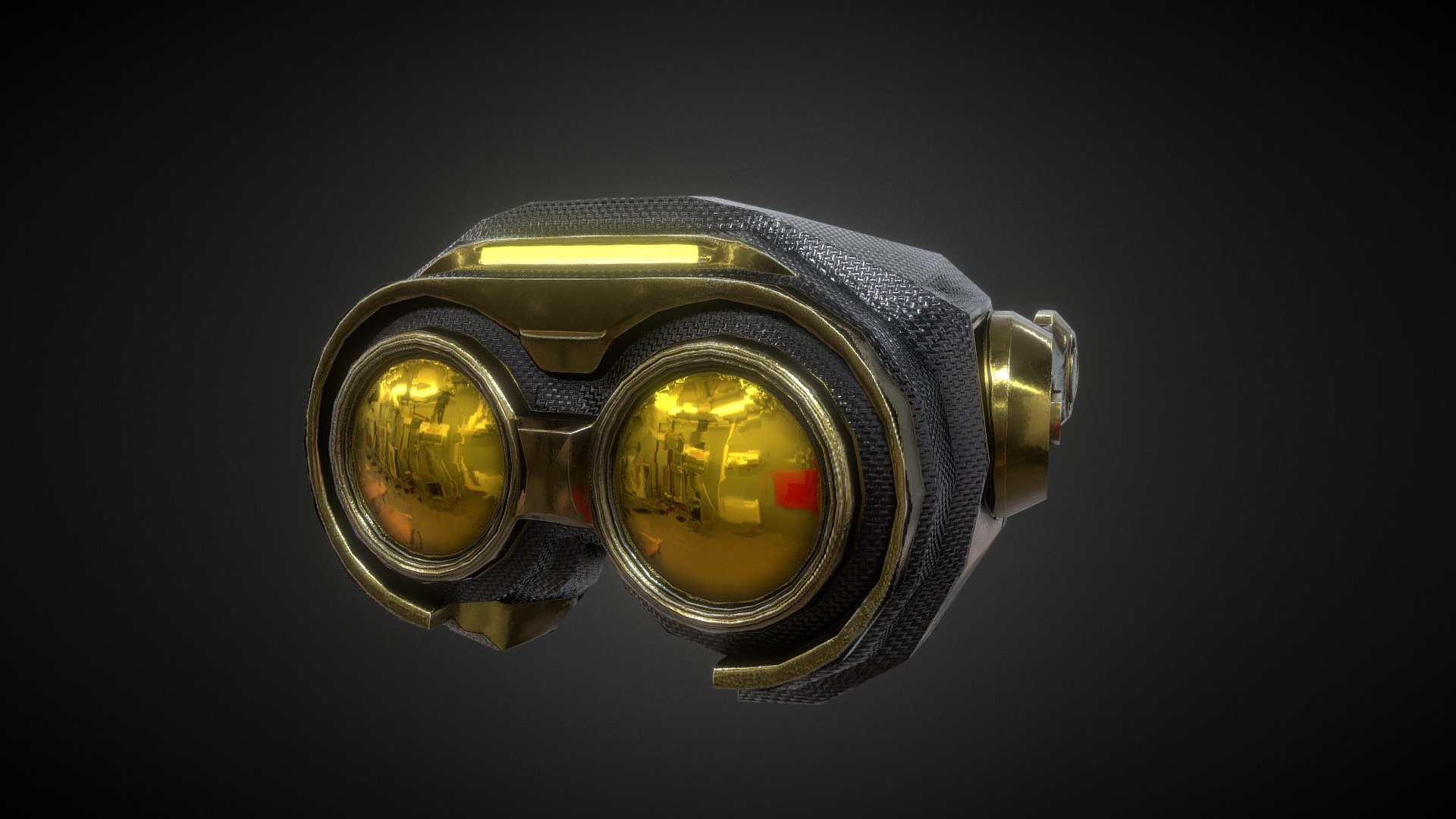 Low Poly Cyberpunk Goggles - Buy Royalty Free 3D model by CleanCraft3D ...