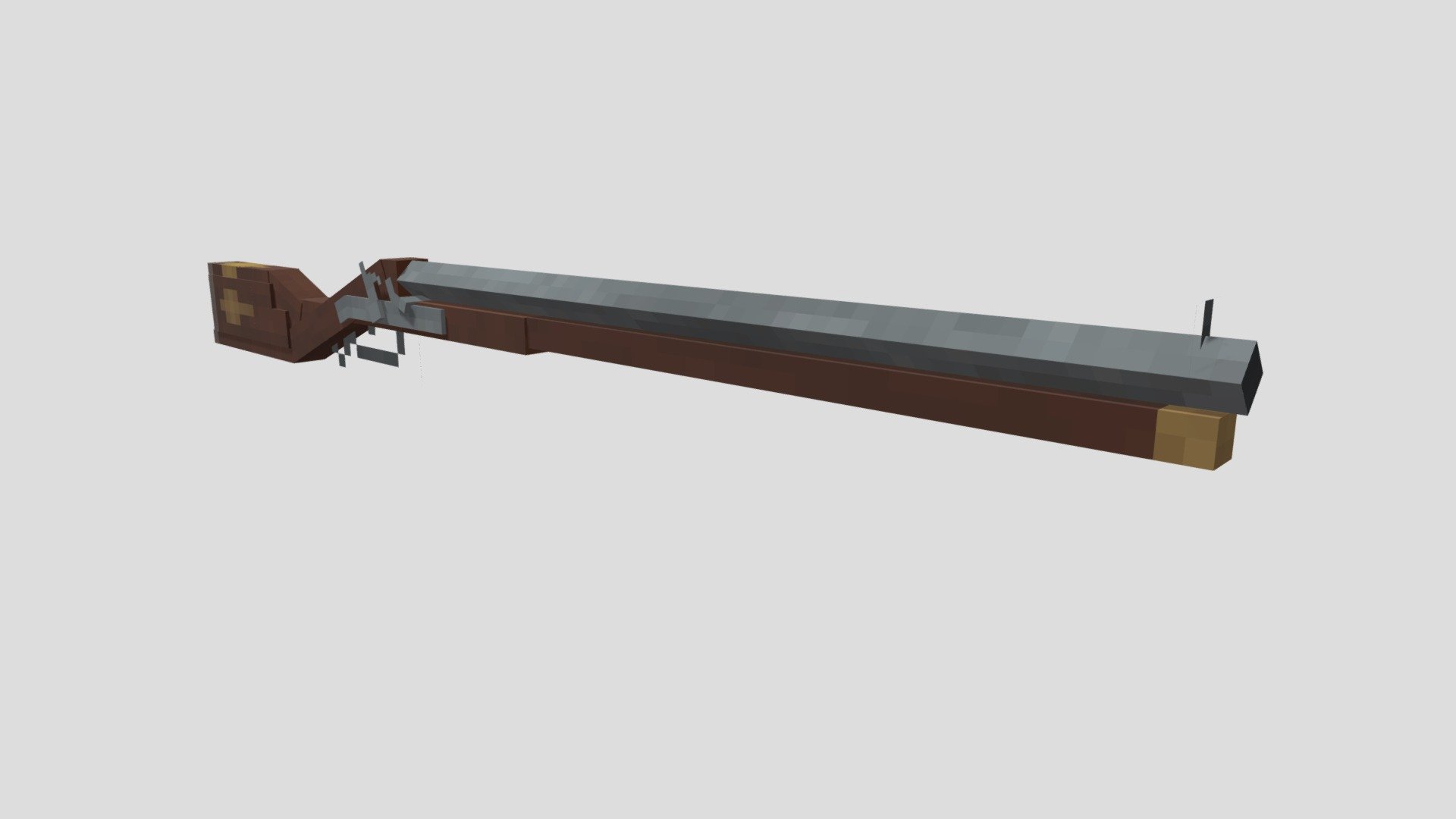 Musket Low Poly - 3D model by M Productions (@Ma_Do_) [c71b025] - Sketchfab
