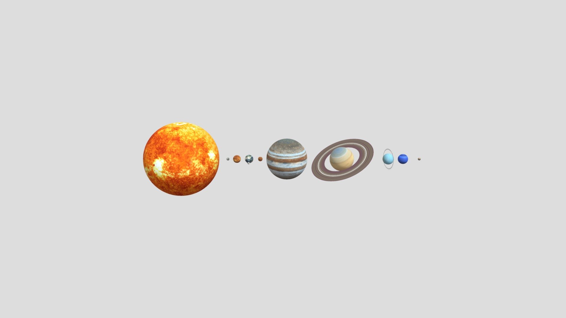 Solar system - Download Free 3D model by aerospacenow [c71defd] - Sketchfab