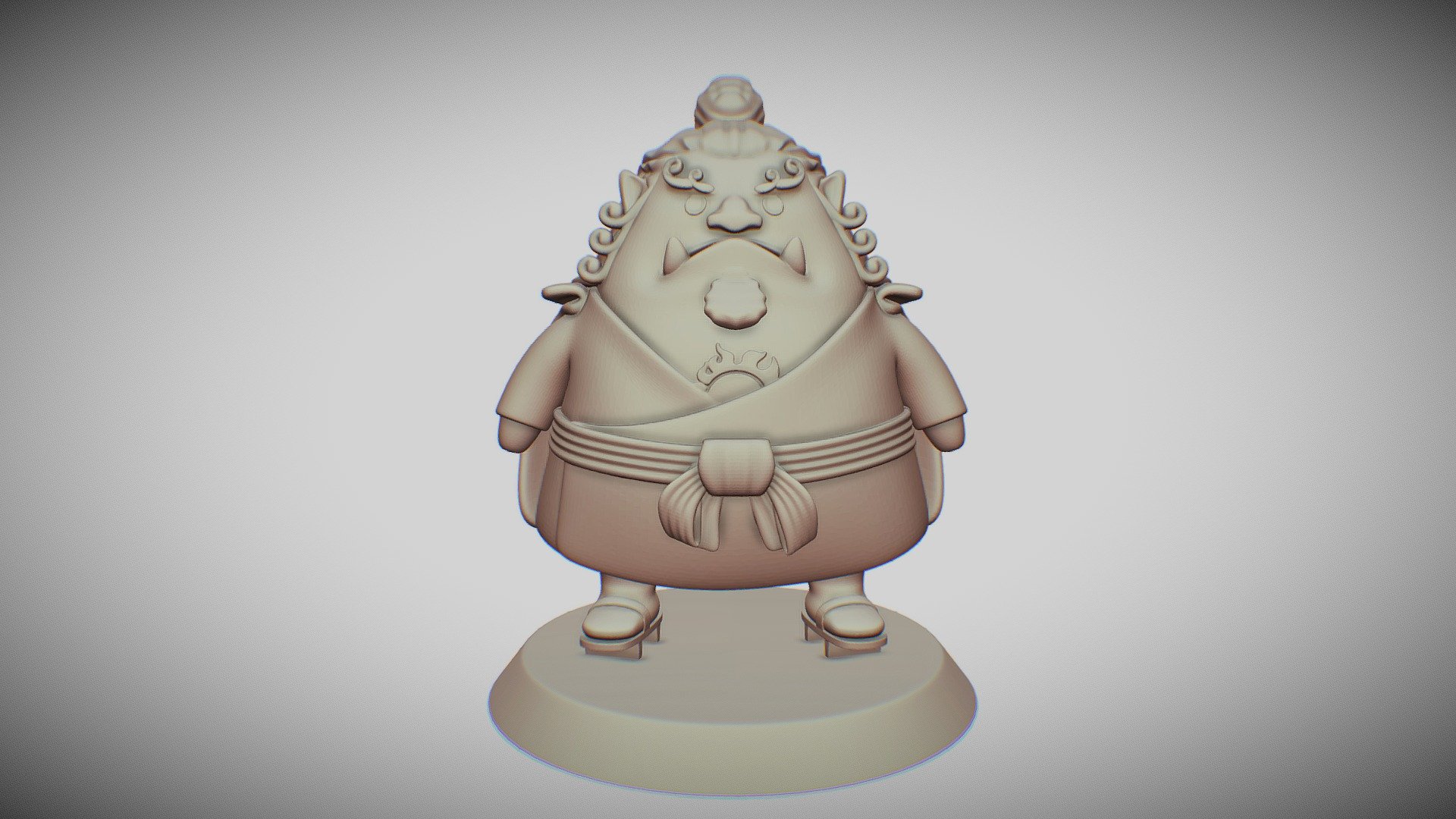 Jinbe Chibi - One Piece - Buy Royalty Free 3D model by DChacal 3D ...