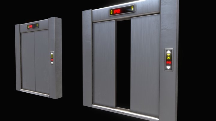 Elevator 3D models - Sketchfab